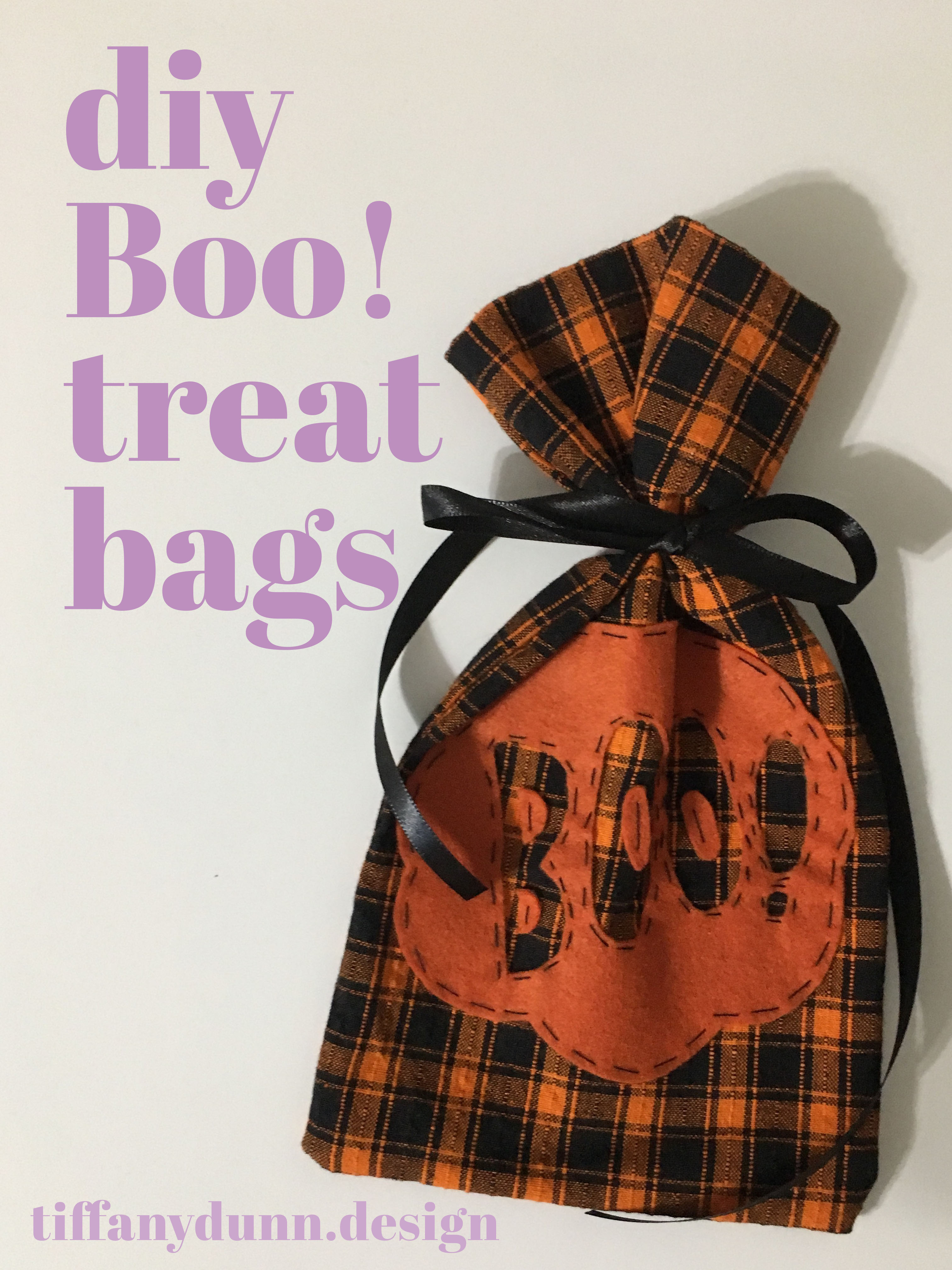 diy Boo! Halloween Treat Bags – Tiffany Dunn